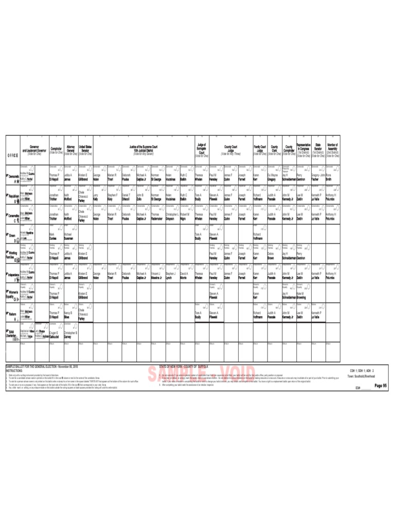2023 Election Ballot Sample Guide | PDF