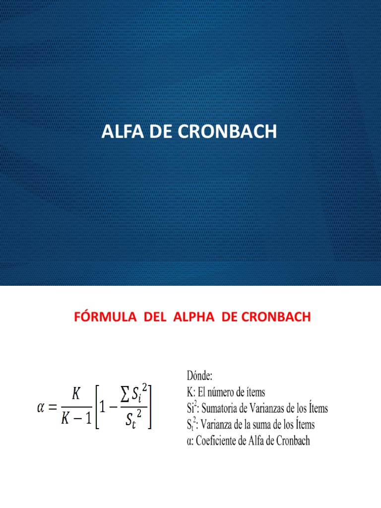 Sesion 6 | PDF | Alfa de Cronbach | Análisis estadístico