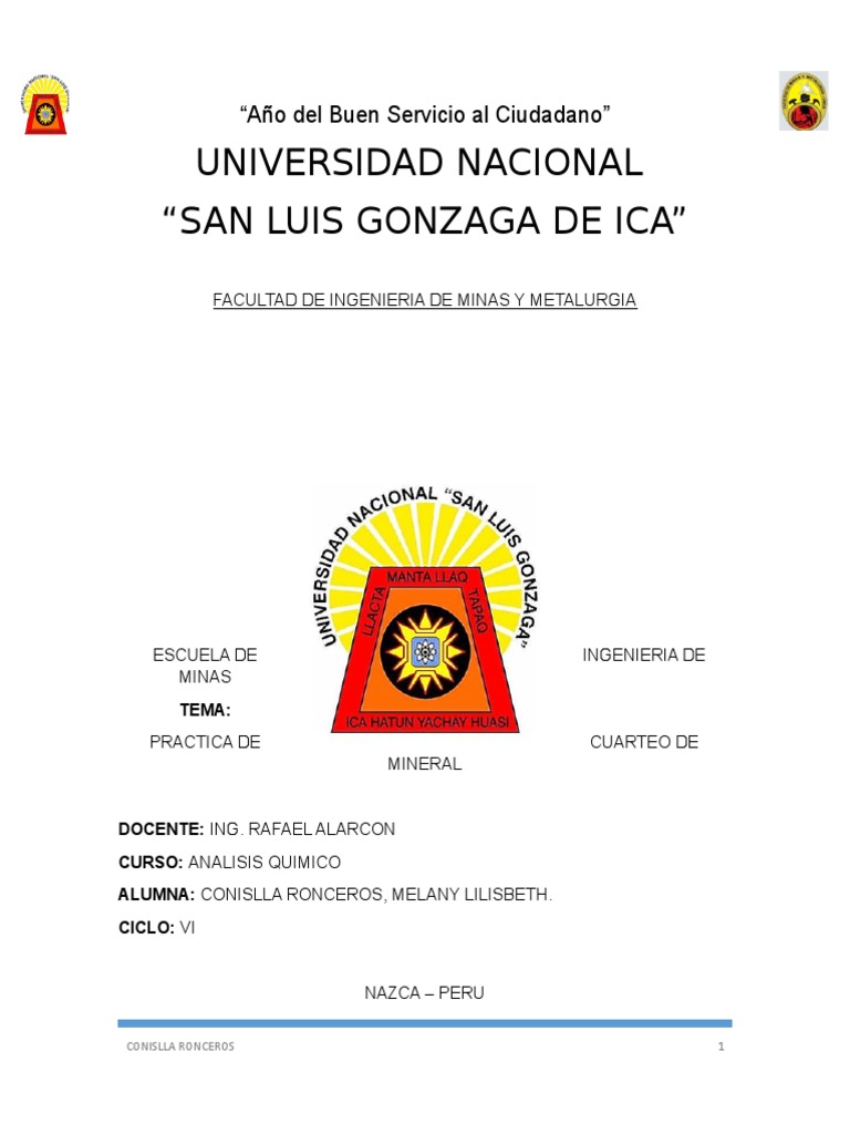 CUARTEO | Muestreo (Estadísticas) | Minerales