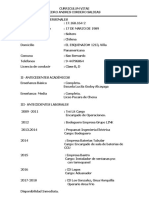 Curriculum Vitae Alejandro | PDF | Negocios