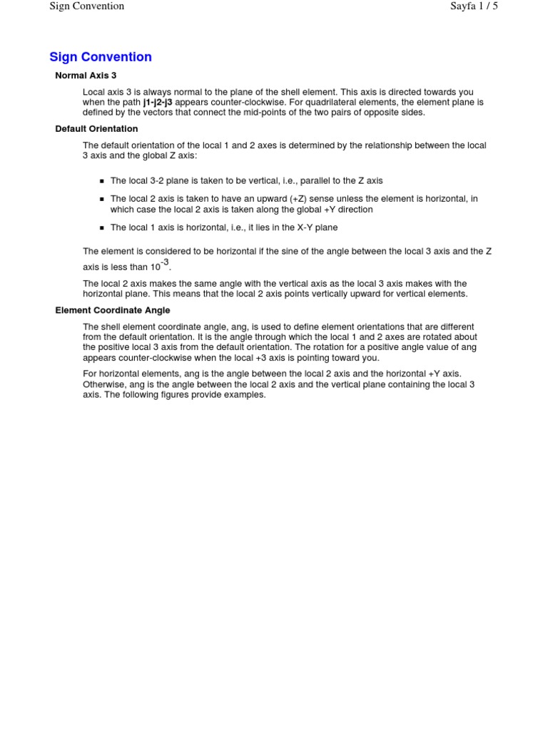 Sap2000 Local Axess | PDF | Cartesian Coordinate System | Angle