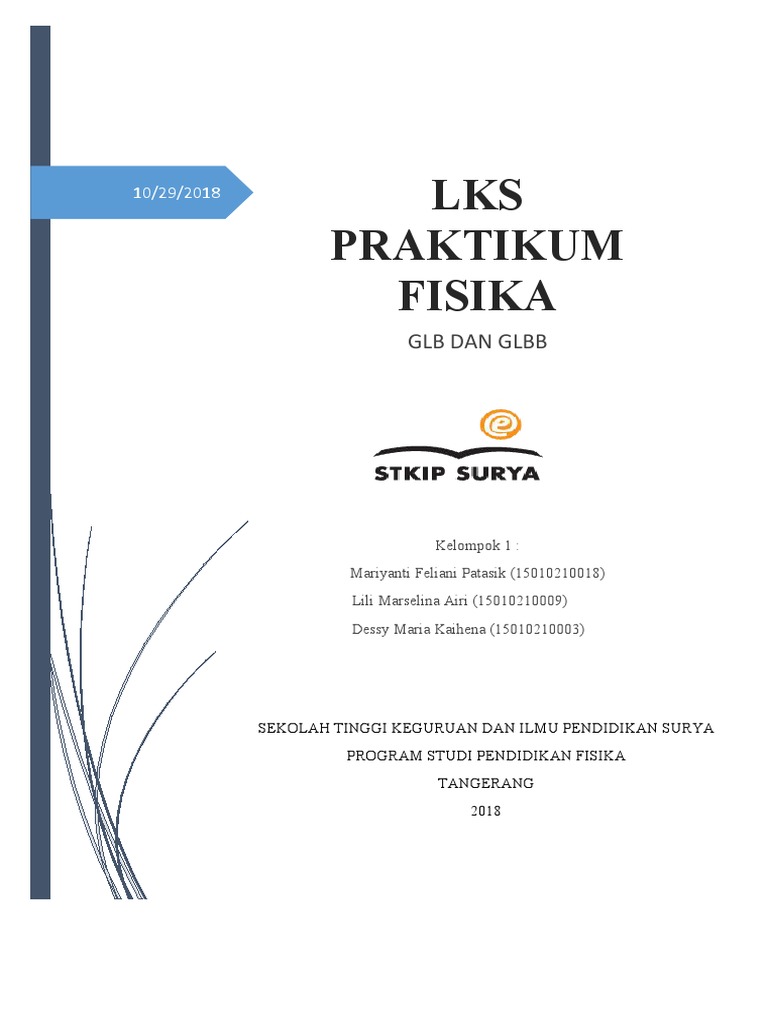 Lks Praktikum Fisika Glb Dan Glbb Pdf