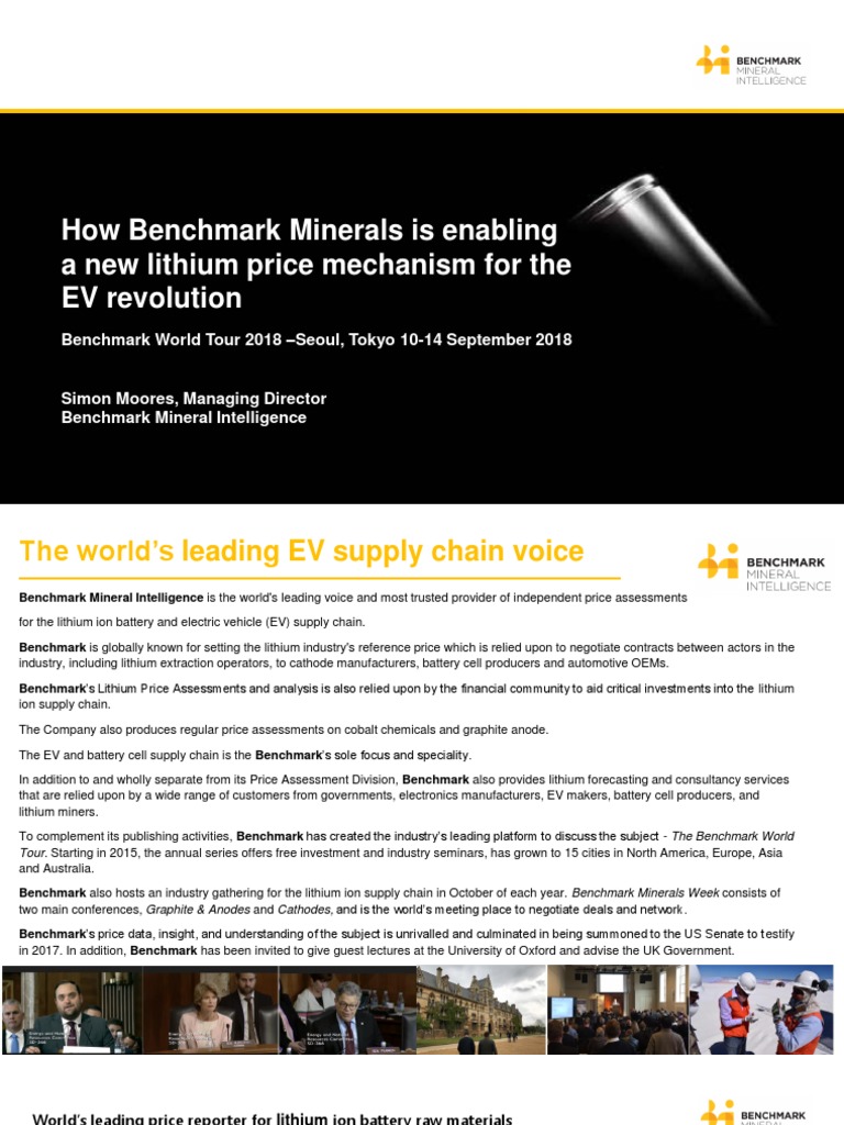 Benchmark Mineral Intelligence LITIO | PDF | Lithium | Lithium Ion Battery