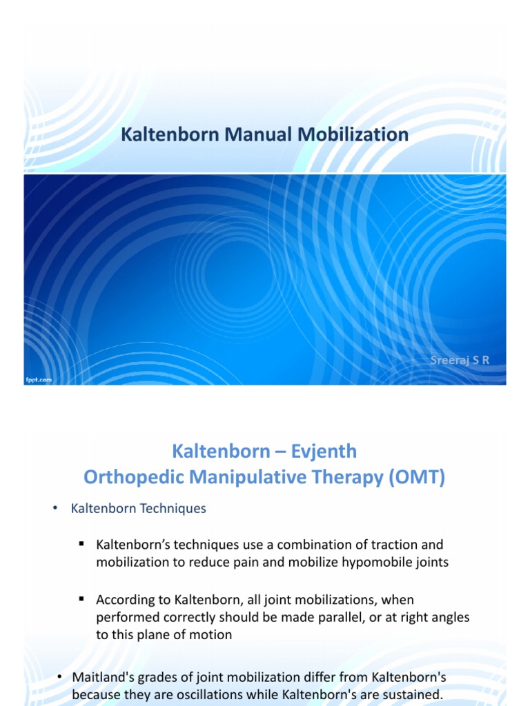 Kaltenborn Manual Mobilization Techniques | PDF | Elbow | Anatomical ...