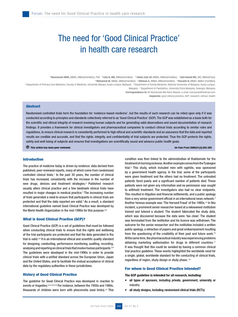 GCP PDF | PDF | Institutional Review Board | Clinical Trial