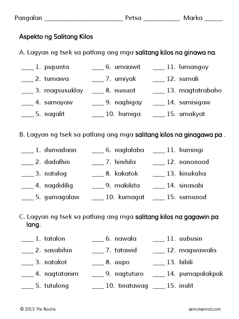 Aspekto Ng Pandiwa At Mga Halimbawa — The Filipino, 46% OFF Aspekto Ng Pandiwa At Mga Halimbawa — The Filipino, 46% OFF