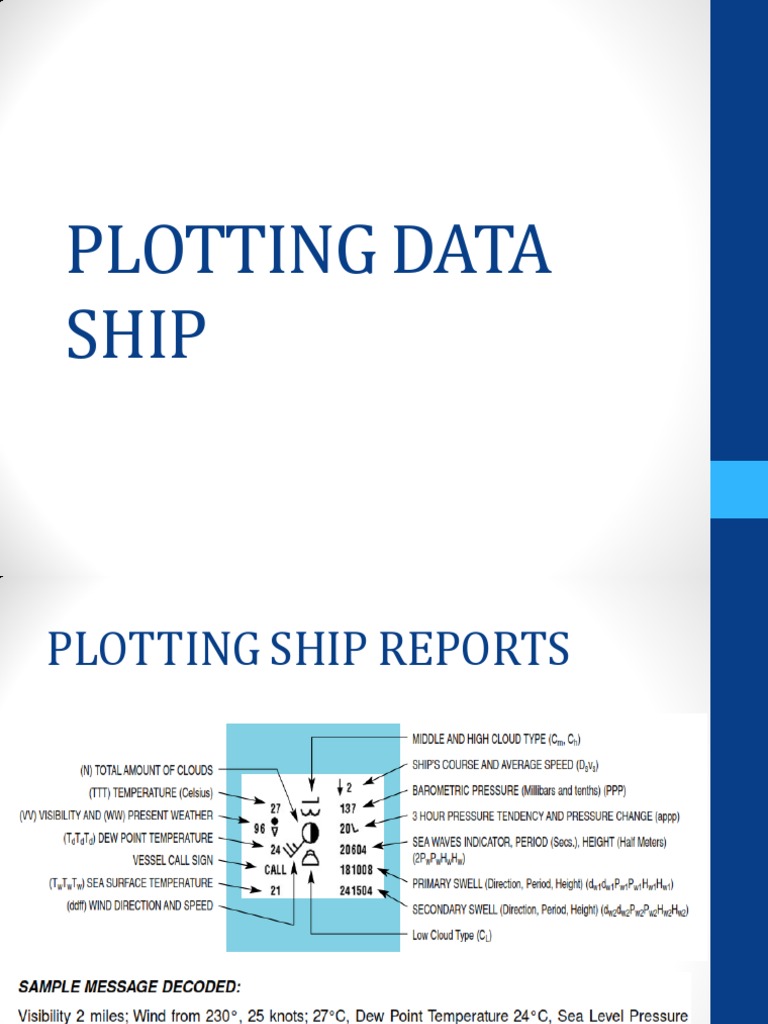 Plotting Data Ship | PDF