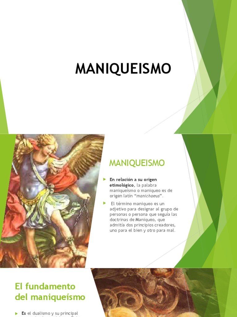 Definición y Orígenes del Maniqueísmo | PDF | Mitología | Religiones ...