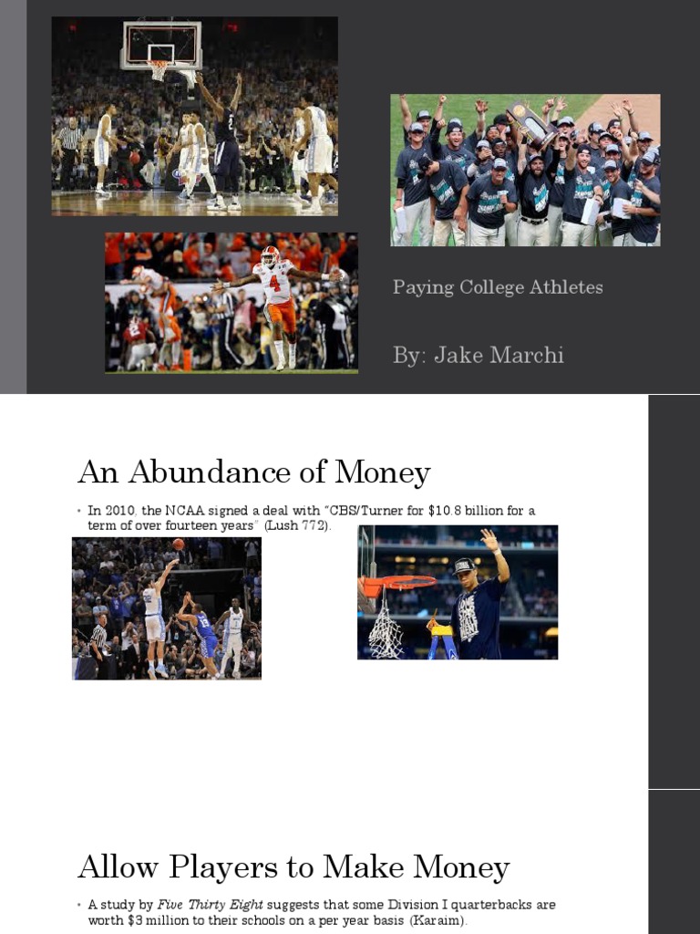 Paying College Athletes | PDF