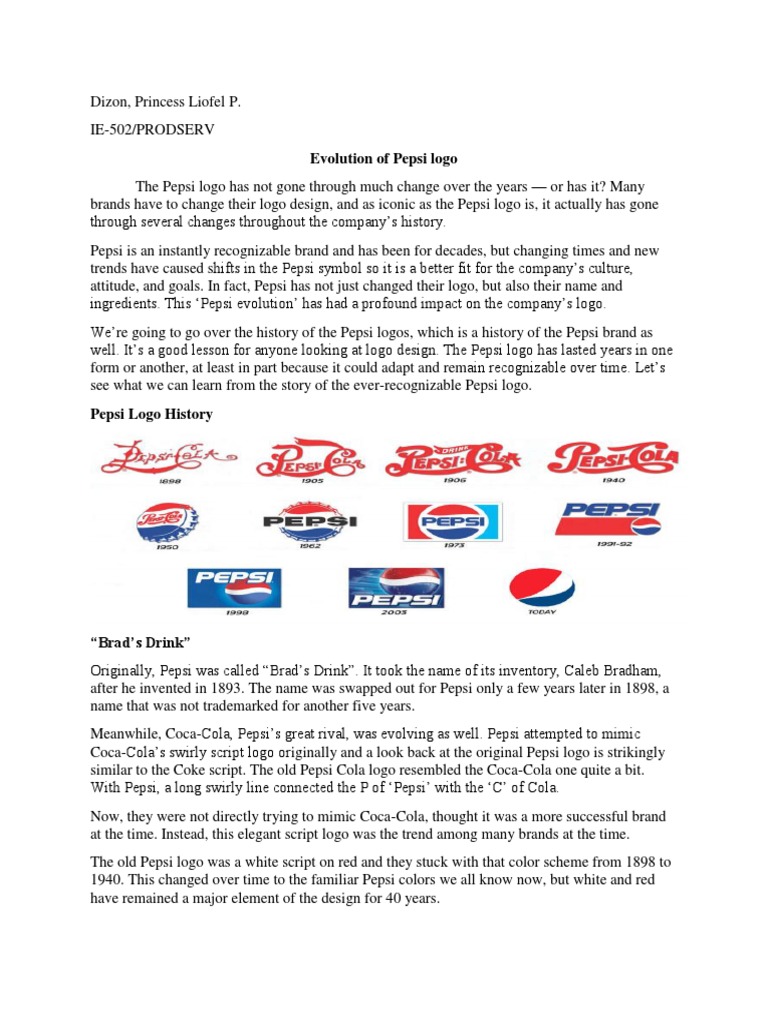 PEPSI | PDF | Pepsi | Coca Cola