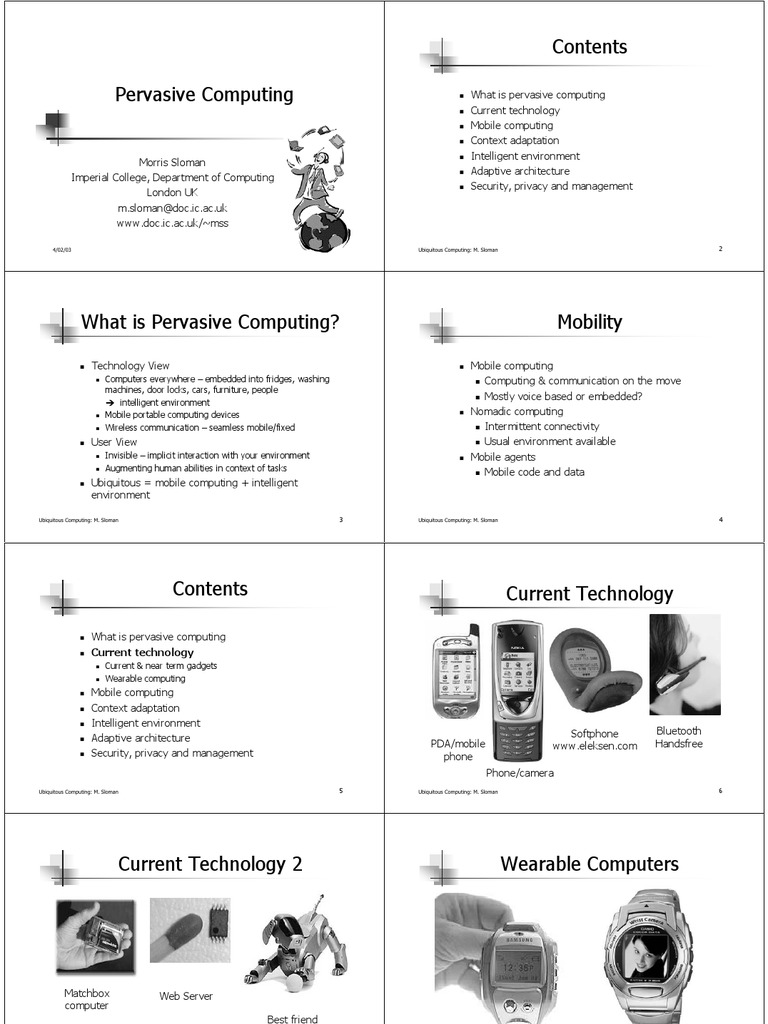 Ubiquitous Computing | PDF | Mobile Computing | Wireless Lan