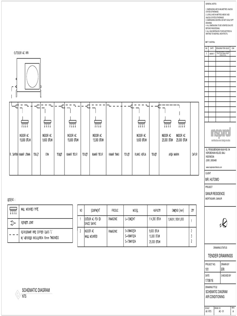 Schematic Diagram: Tender Drawings | PDF