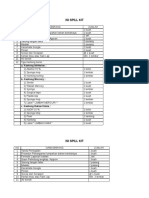 Daftar Isi Spill Kit b3 | PDF