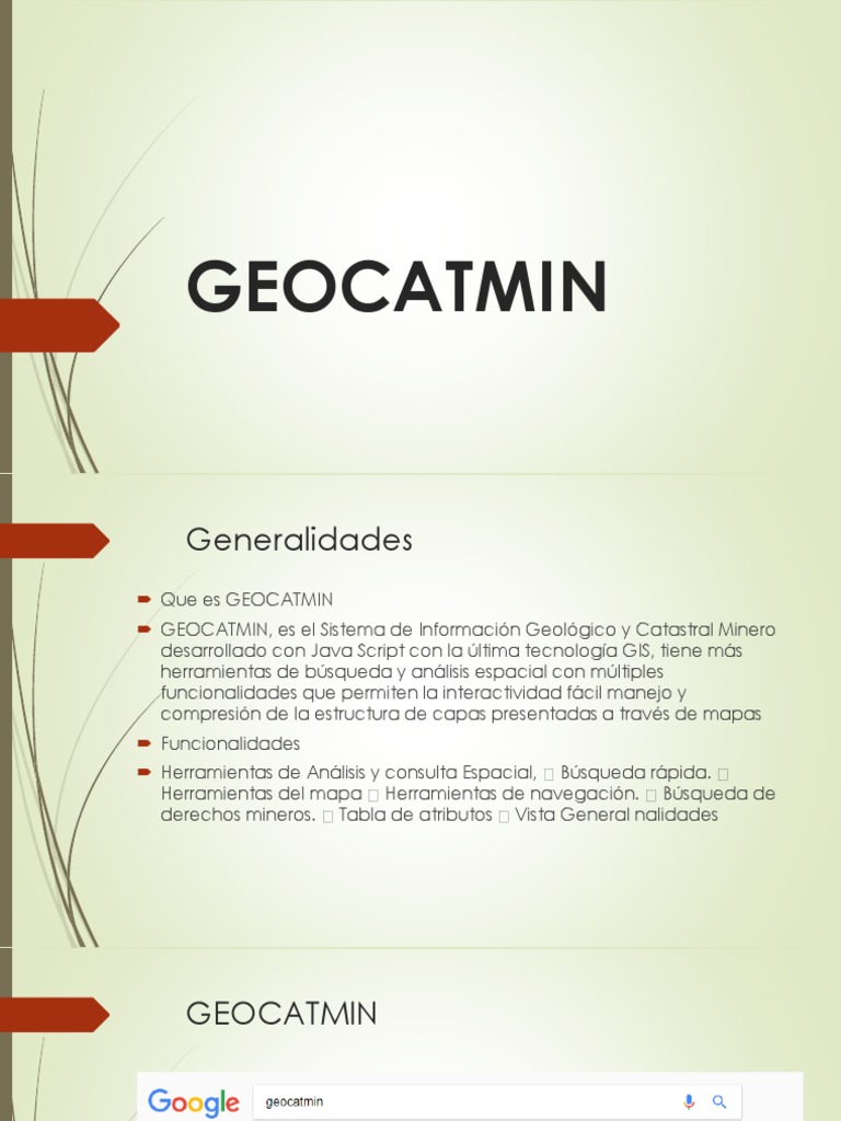 GEOCATMIN | PDF