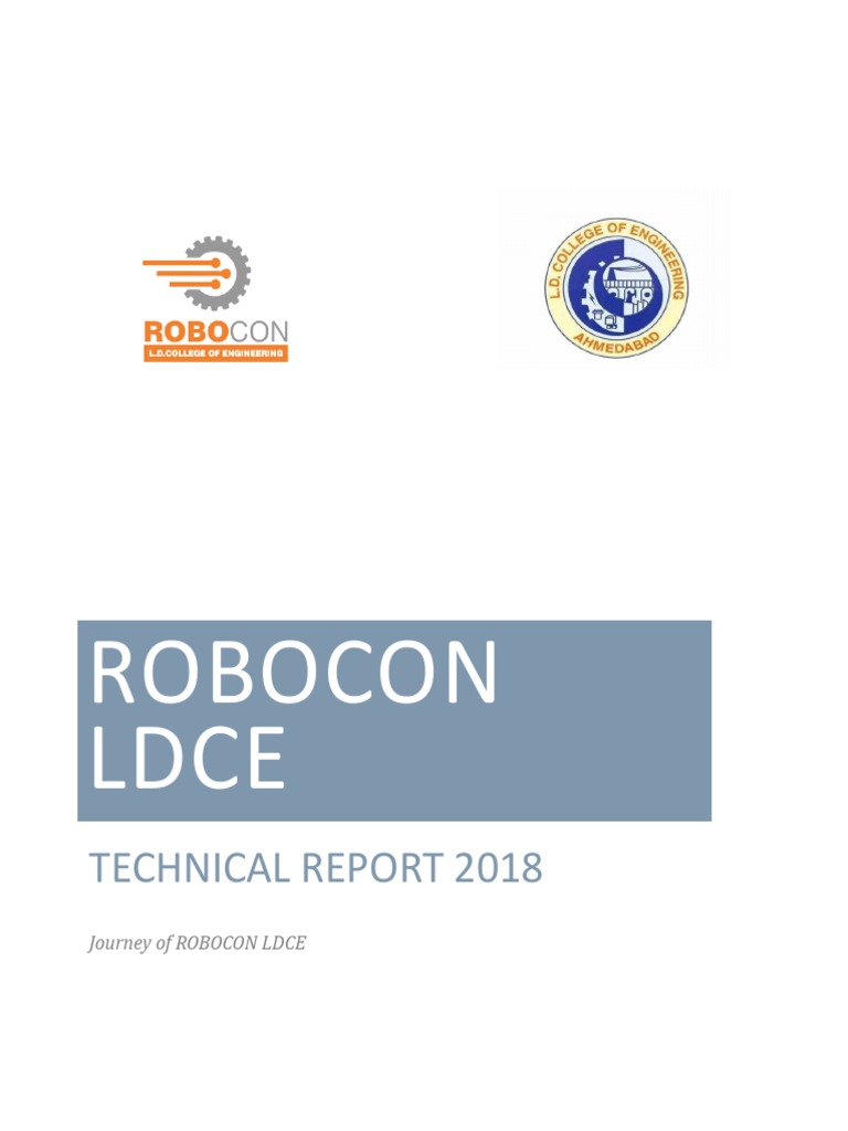 Robocon LDCE 2018 Technical Report | PDF | Manufactured Goods | Machines