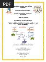 TIEMPO DE SANGRÍA Metodo Duke | PDF | Hemostasia | Plaqueta