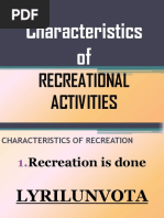 Grade 10 Active Recreation Lesson Plan | PDF | Self-Improvement