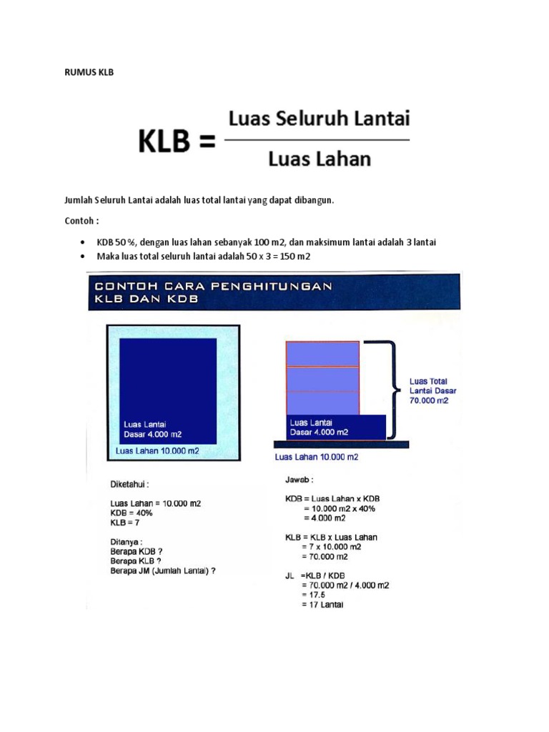 Rumus Klb Pdf