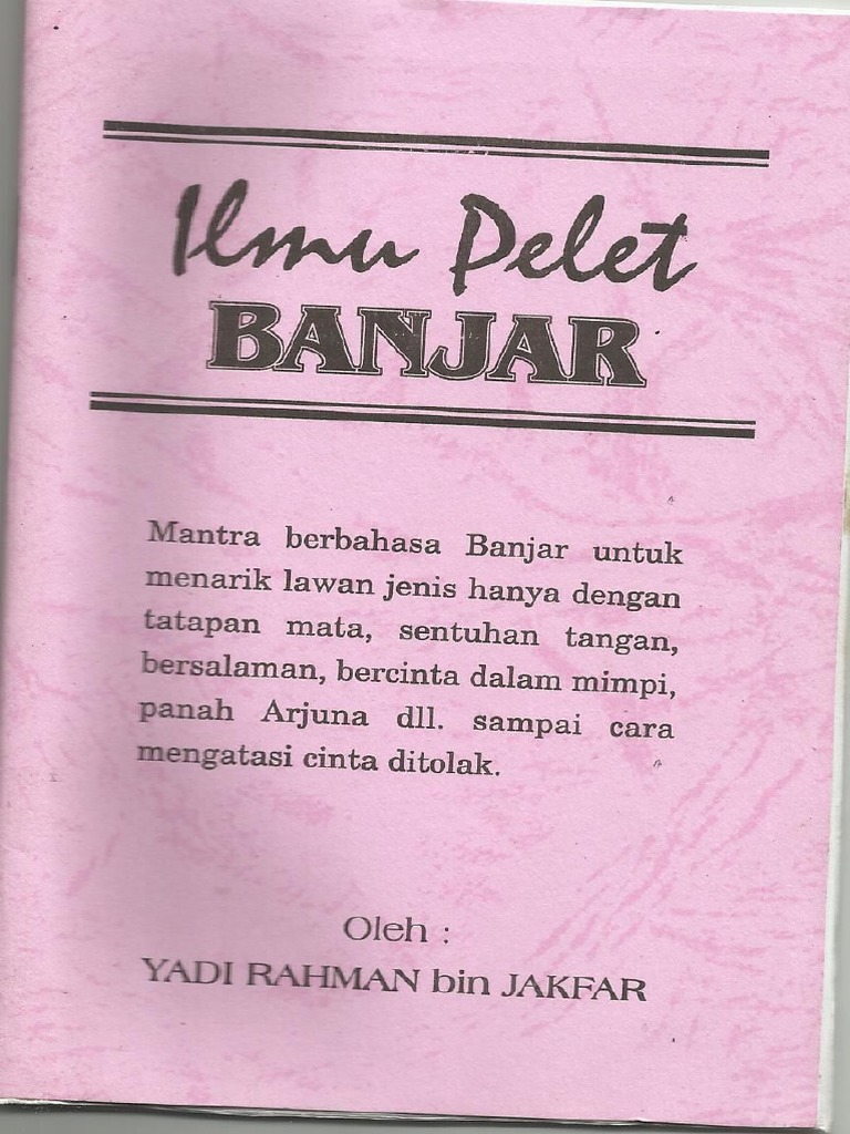 Ilmu Pelet SUku Banjar | PDF