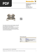 Weidmüller WDU 2.5 Technical Data Sheet | PDF | Manufactured Goods ...