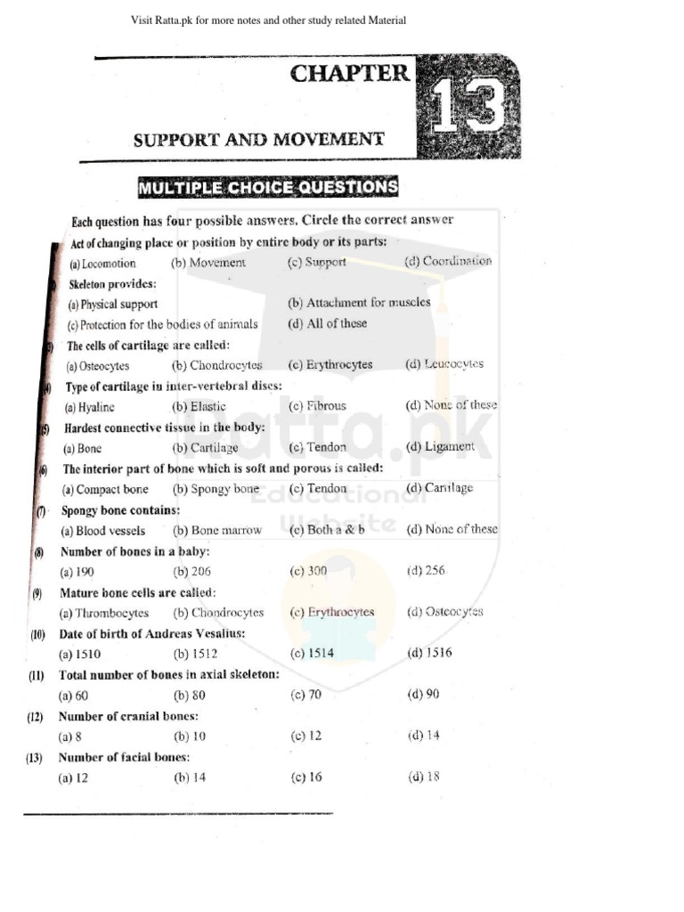 Important Notes of 10th Class Biology Chapter 4 | PDF