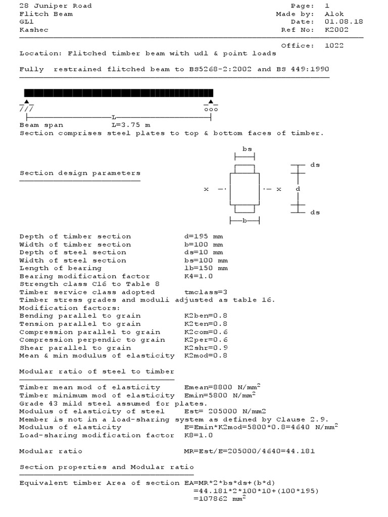 Flitch Beam 28juniper | PDF