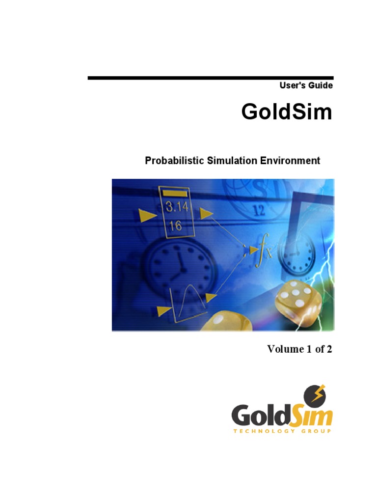 GoldSim Volume1 | PDF | Simulation | Sensitivity Analysis