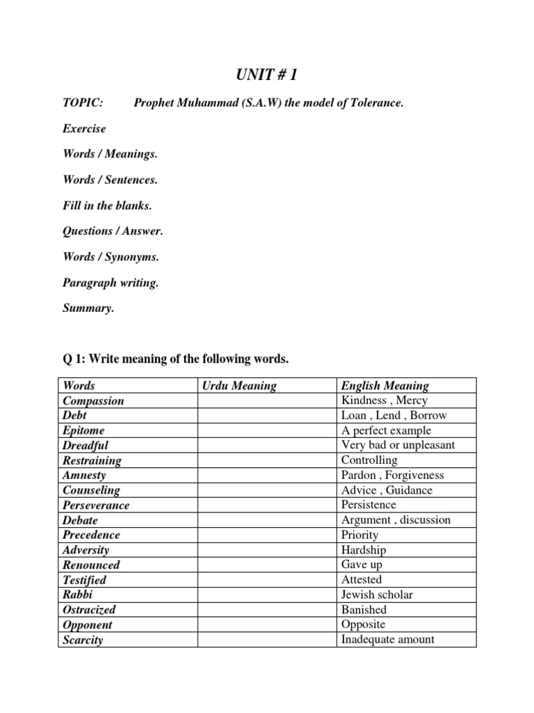 English Notes For Class 8 and 9 CHPTR 1 To 15 | Download Free PDF ...