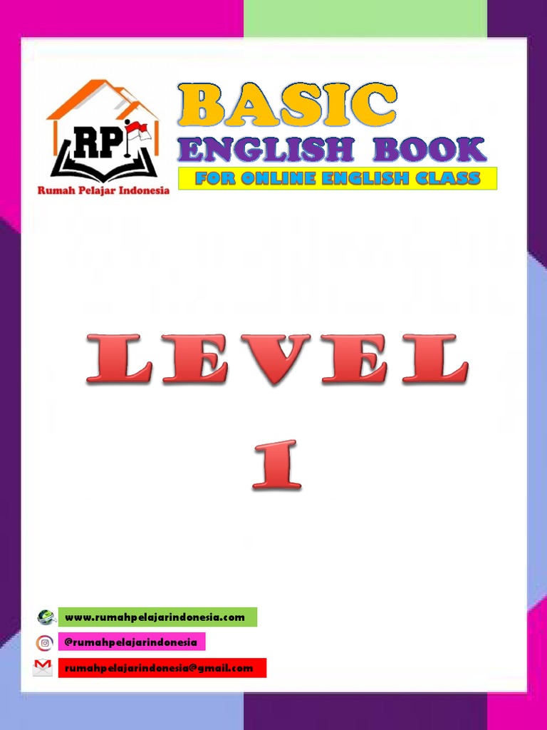 Basic English Level 1 Guide | PDF | Part Of Speech | Noun