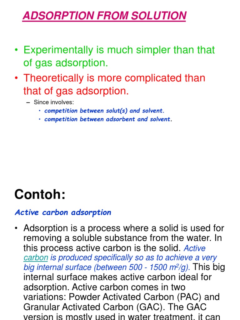 Contoh Larutan Kimia | PDF | Adsorption | Chemical Process Engineering