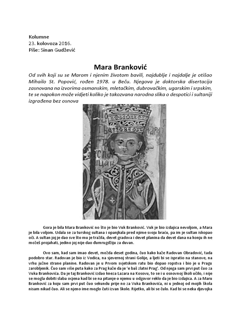 Mara Brankovic | PDF