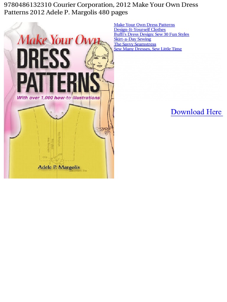 Make Your Own Dress Patterns | PDF | Industries | Consumer Goods