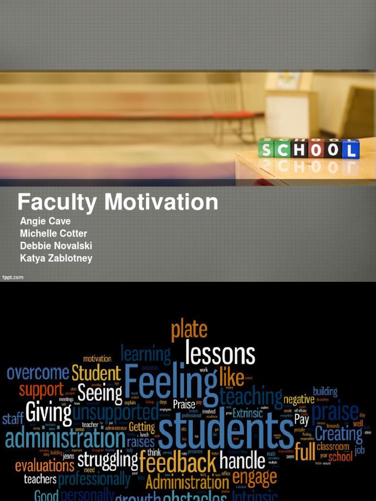 Faculty Motivation PowerPoint 21 | PDF | Motivation | Motivational