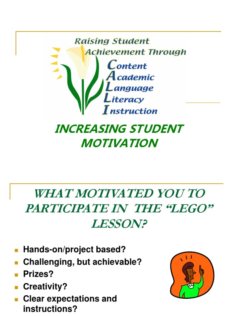 Student Motivation Strategies | PDF | Motivation | Motivational