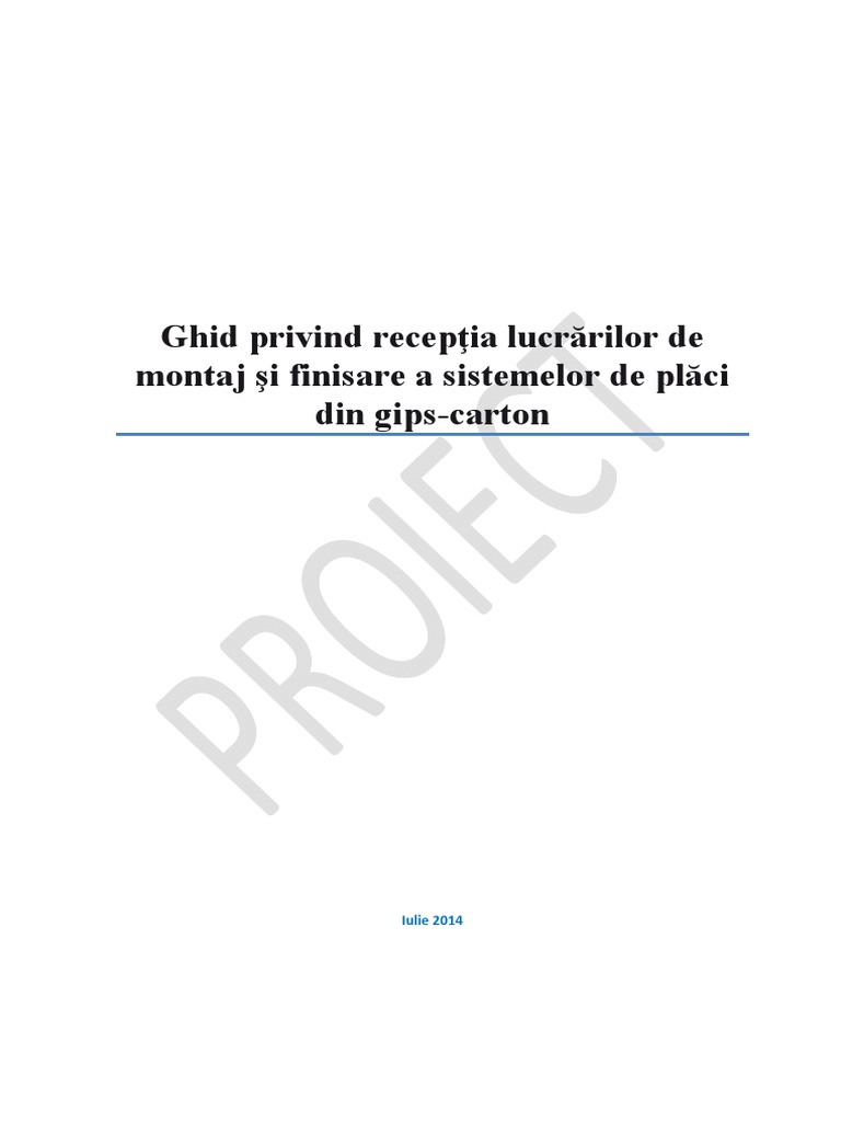 Ghid Gips Carton PDF | PDF