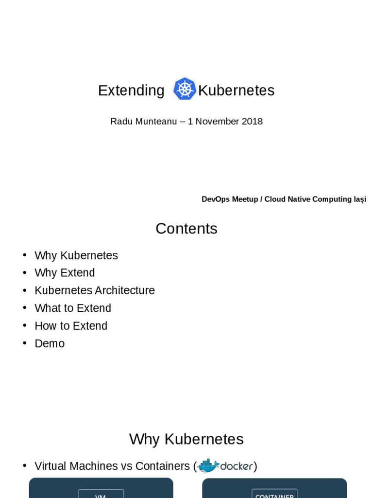 Extending K8s | Download Free PDF | Software Development | Computer Architecture