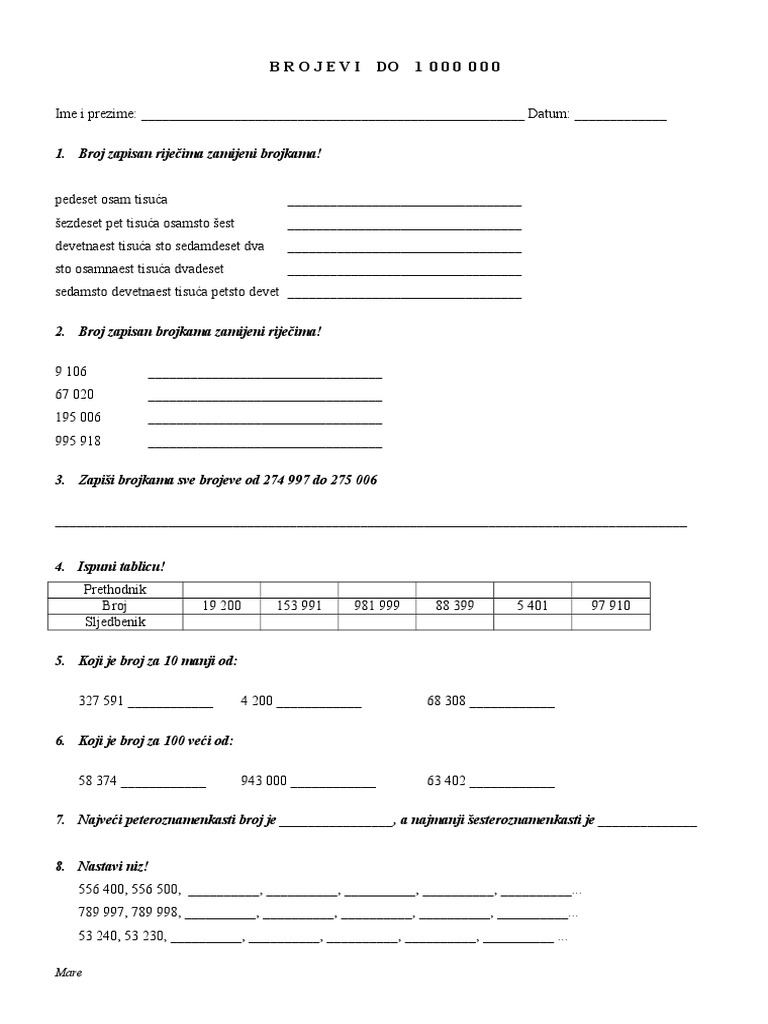 Bro Je Vido 100000 Prov Jer Am Are | PDF