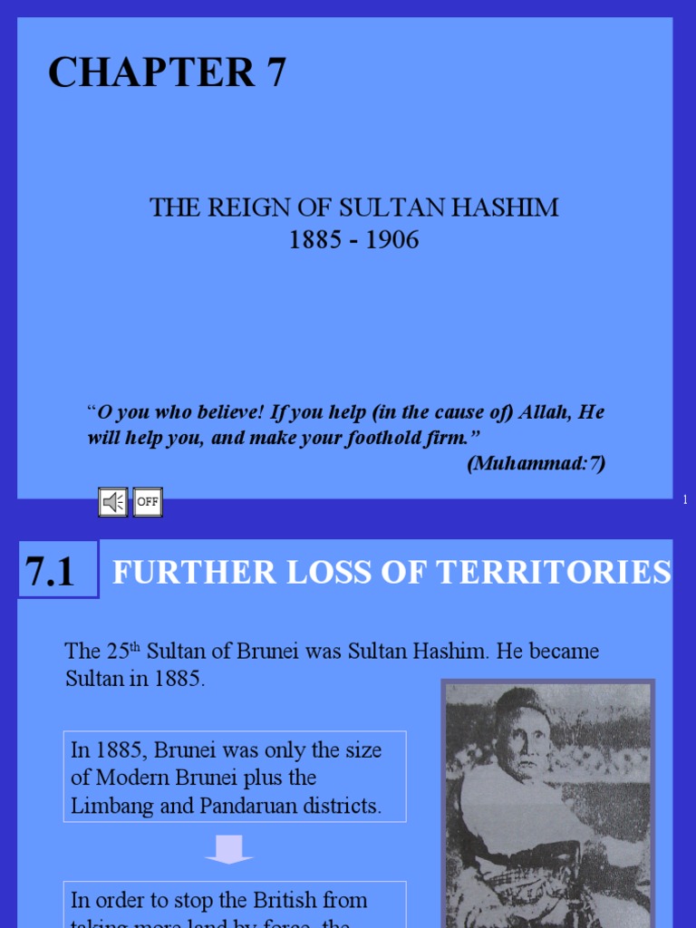 Chapter 7 (The Reign of Sultan Hashim 1885 - 1906) | PDF | Brunei ...