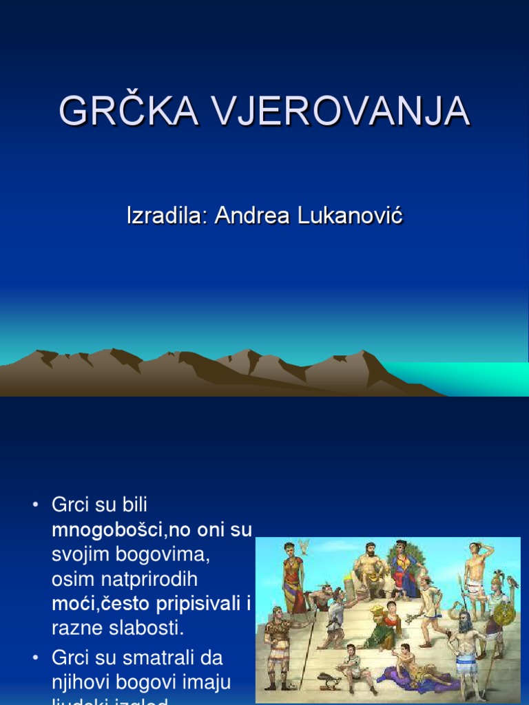 Grcka Vjerovanja | PDF
