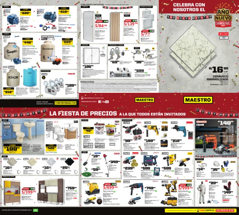 Maestro Catalogo Septiembre Piura | PDF | Visa Inc. | Aluminio