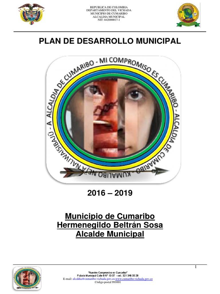 Plan Departamental Municipio de Cumaribo 2016-2019 | PDF | Naturaleza