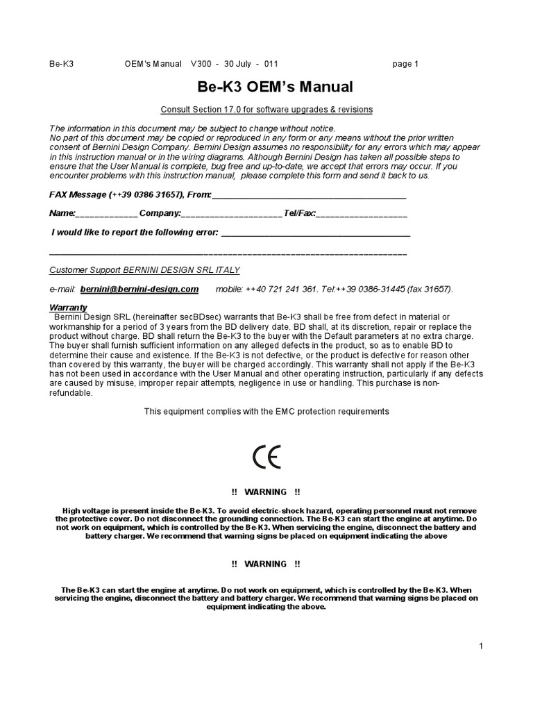 AMF Controller BeK3 OEM Manual PDF | PDF | Light Emitting Diode | Mains ...