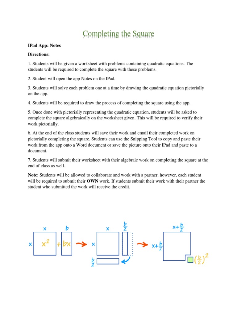 Completing The Square | PDF | Art