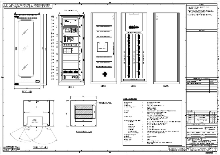 Electrical Panel Layout and Component Diagram for 13.8kV Auto Bus ...
