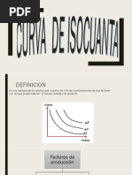 Características de Las Isocuantas | PDF | Curva | Función de producción