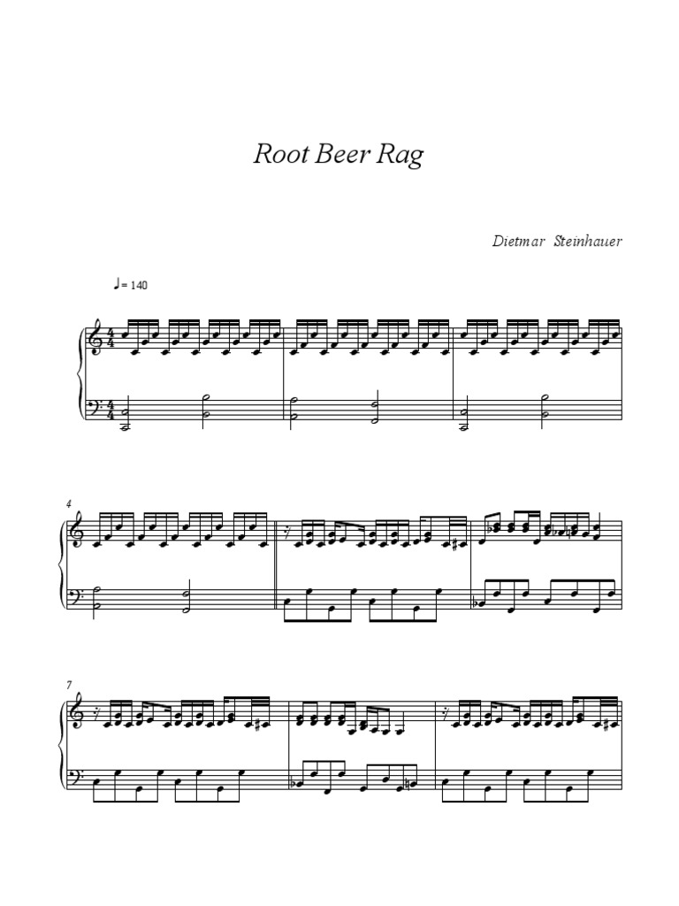 Root Beer Rag | PDF
