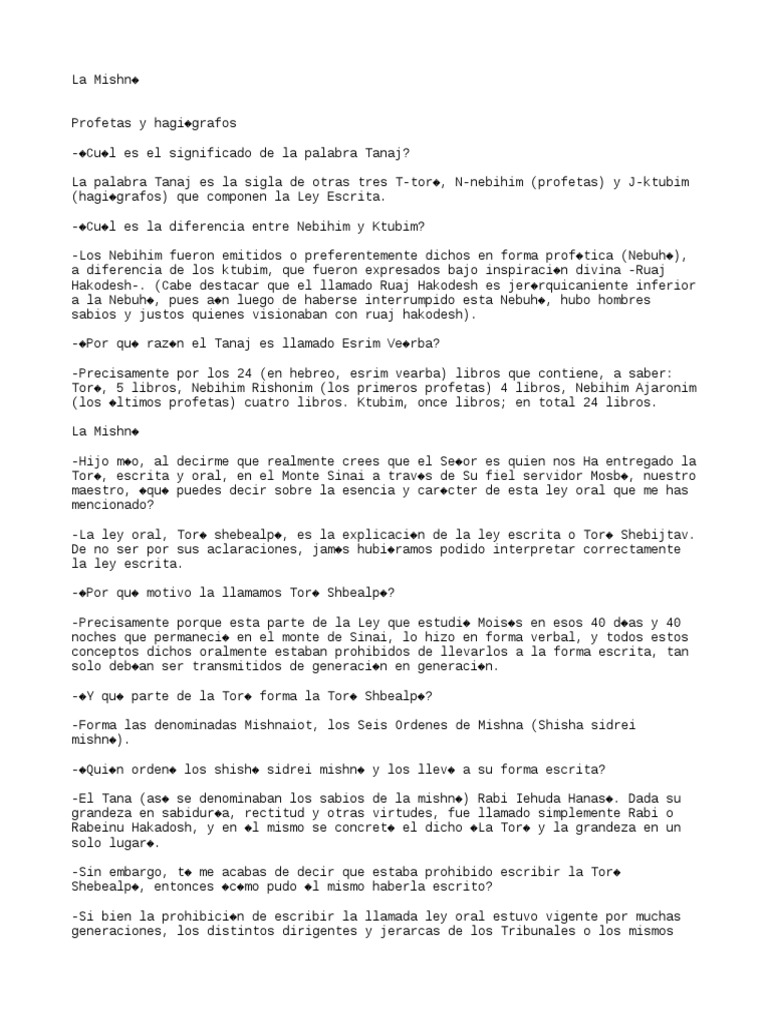 Esencia y Estructura de la Mishná | PDF | Biblia hebrea | Profeta