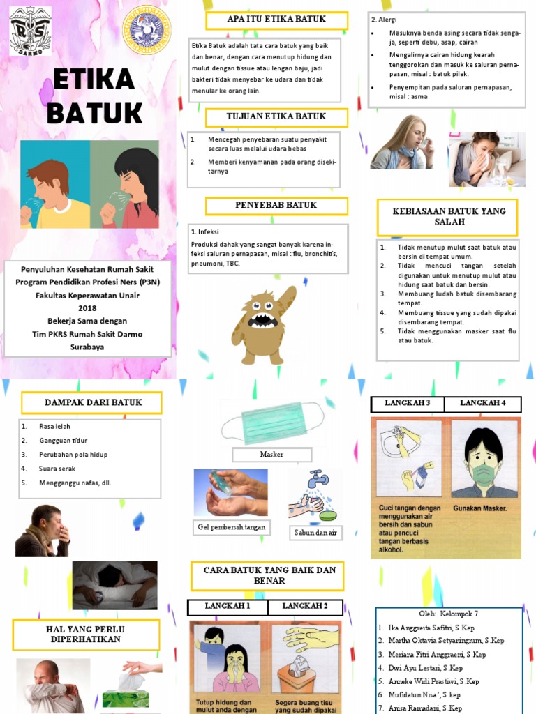 Leaflet Etika Batuk Revisi | PDF