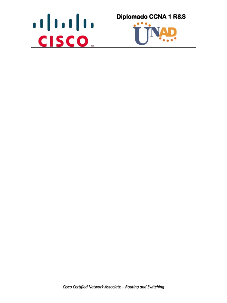Modulo 1 CCNA Cisco | PDF | Certificaciones de Cisco | Internet