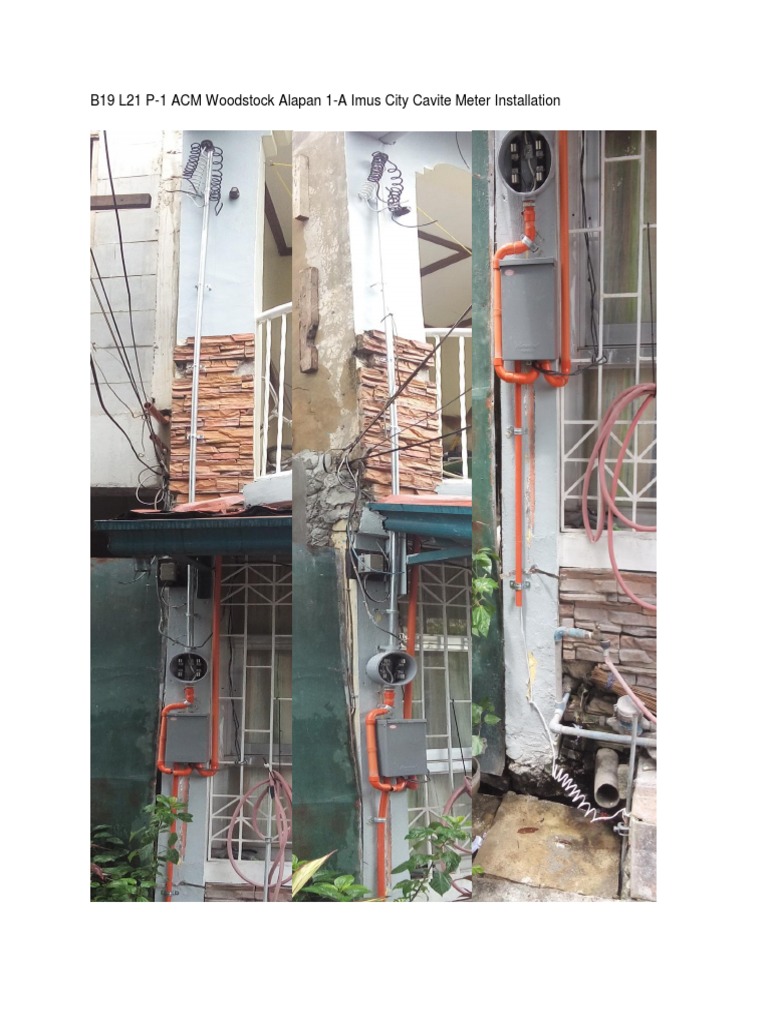 B19 L21 P-1 ACM Woodstock Alapan 1-A Imus City Cavite Meter ...